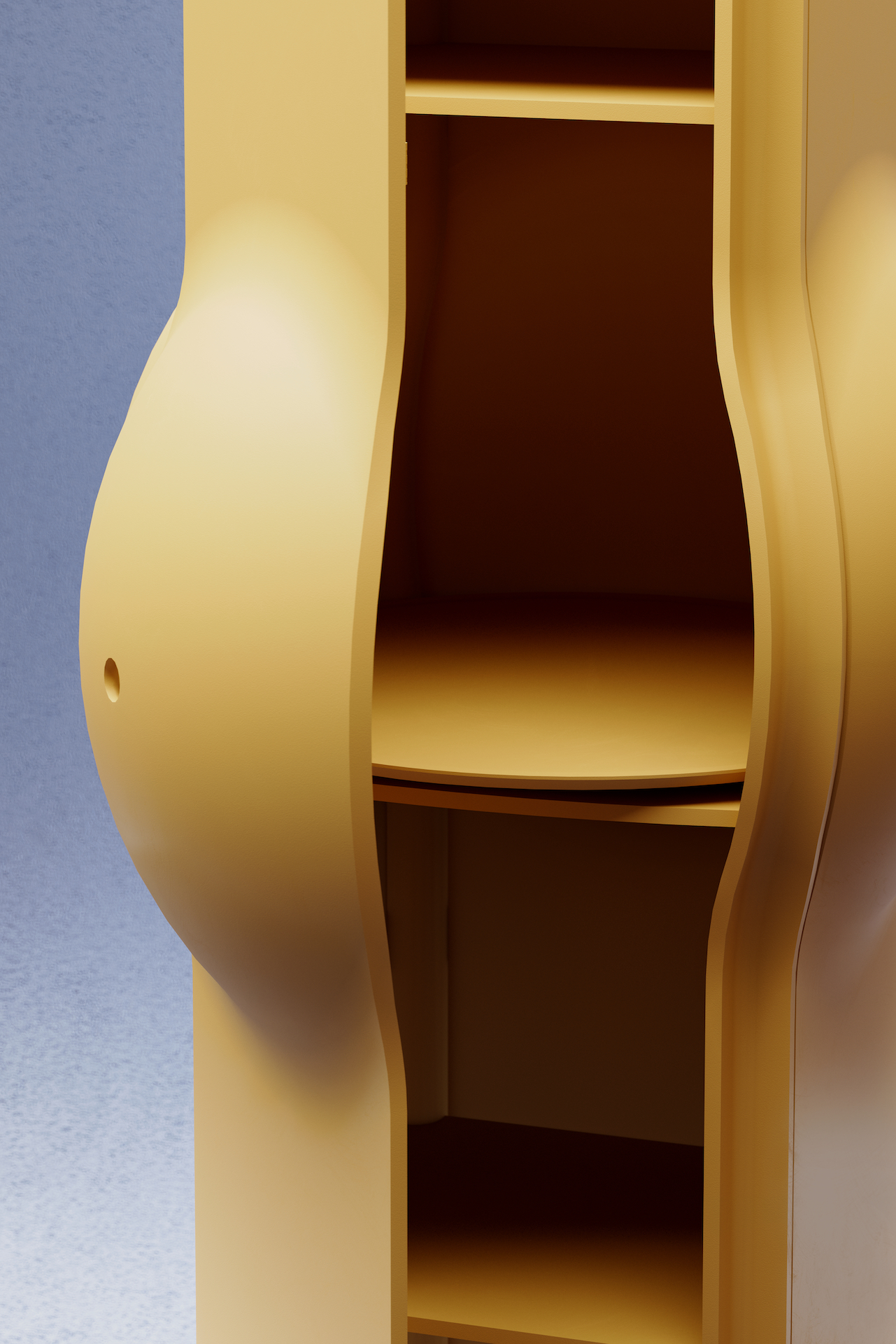 Studio Roderick Vos ontwerpt de drankkast Belly | Interior Business